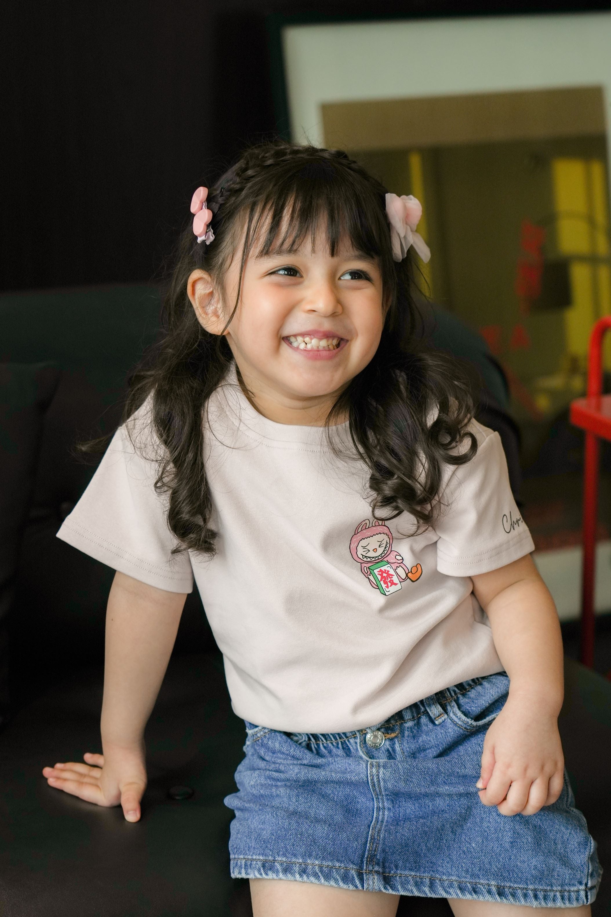 CNY Labubu Top (Kid / Pink) – CHRISTIE LOO DESIGN SDN. BHD.